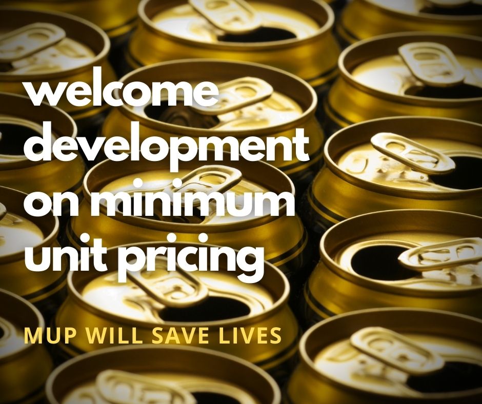 Alcohol Action welcome government intention to commence minimum pricing ...