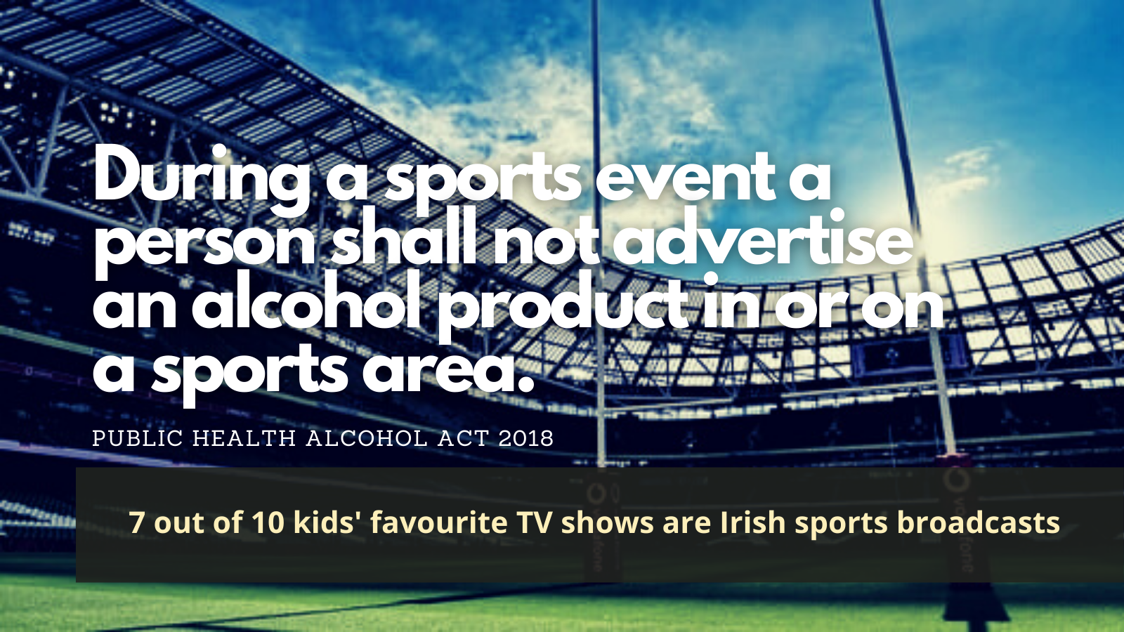 Alcohol advertising gets the red card from the field of sport - Alcohol ...