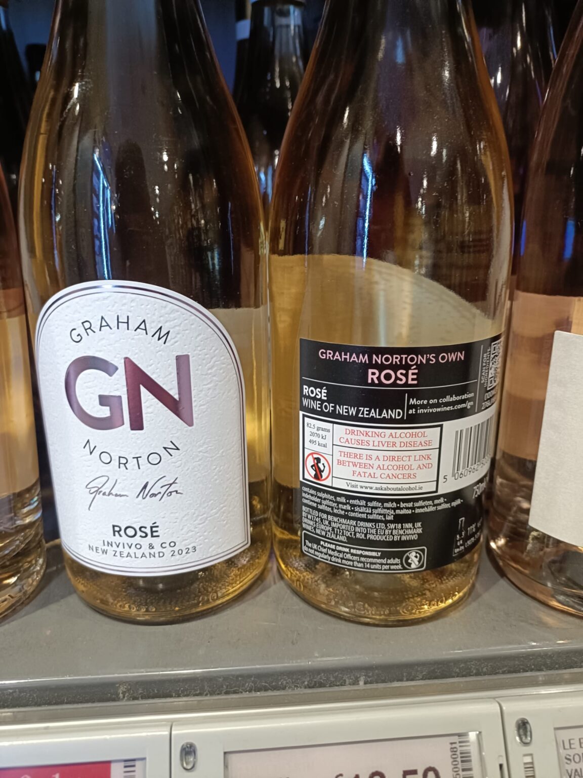 Products with labels - Alcohol Action Ireland